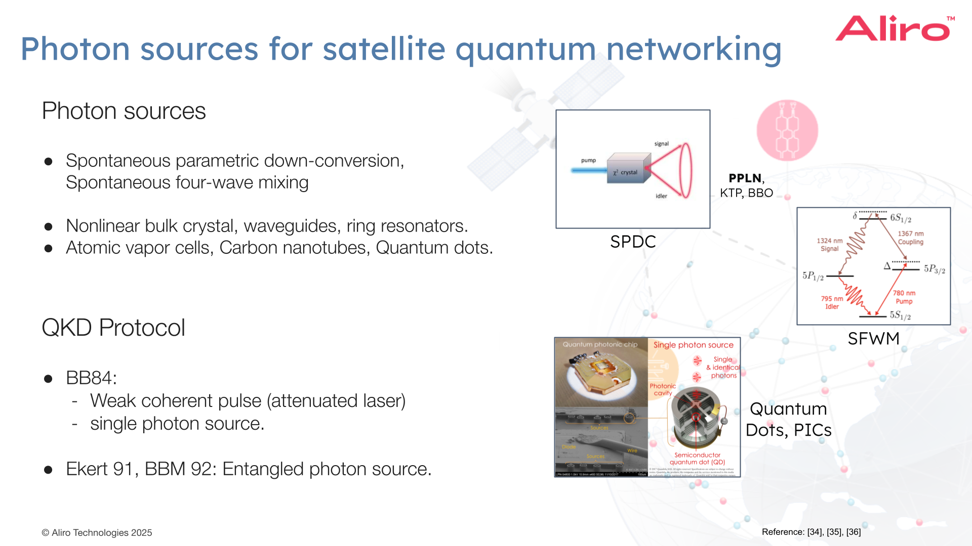 Design Trade-offs in Quantum Satellite Design